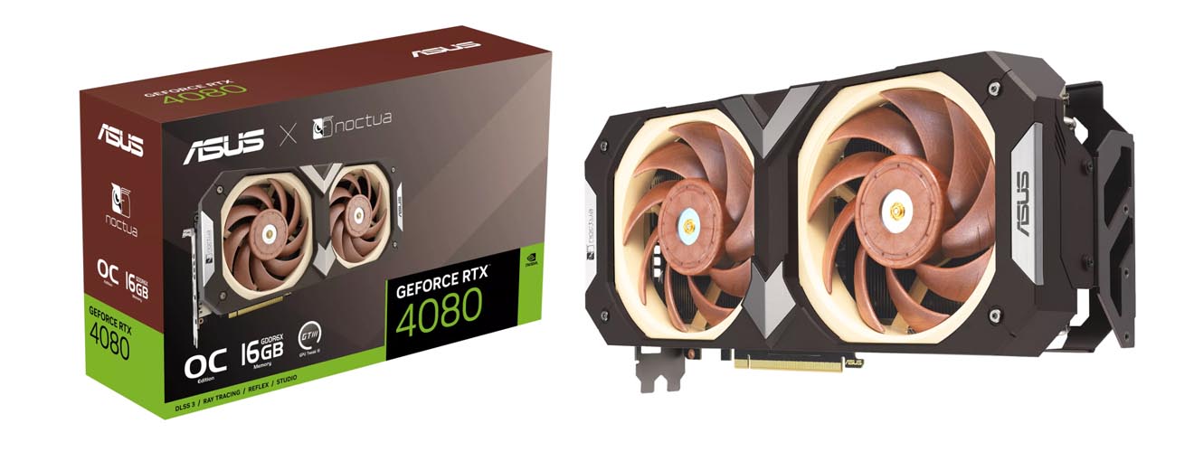 ASUS GeForce RTX 4080 Noctua Edition Announced - The Gaming Stuff