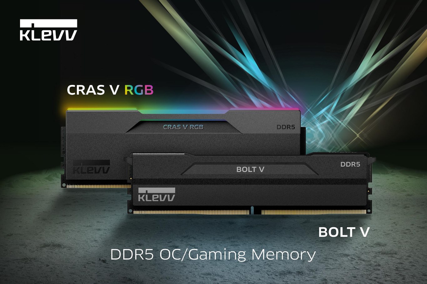 KLEVV CRAS V RGB and BOLT V DDR5 Gaming Memory Announced - The Gaming Stuff KLEVV CRAS V RGB and BOLT V DDR5 Gaming Memory Announced - The Gaming Stuff