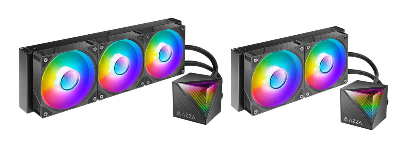 AZZA Launches New All-in-one Liquid Coolers Series with Cube 240 and Cube 360 - The Gaming Stuff