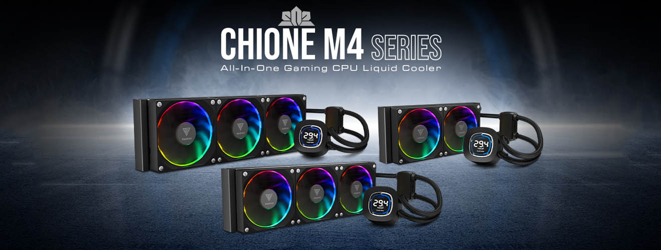 GAMDIAS Introduces CHIONE M4 LCD Display Liquid Cooler Series - The ...