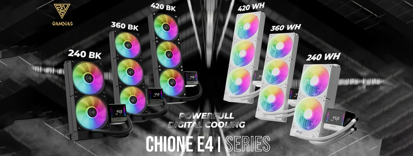 Introducing the GAMDIAS CHIONE E4 Digital Display Series AIO Coolers ...