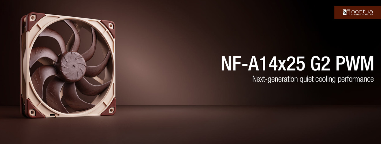 Noctua Introduces NF-A14x25 G2 Next-Gen 140mm Fans - The Gaming Stuff