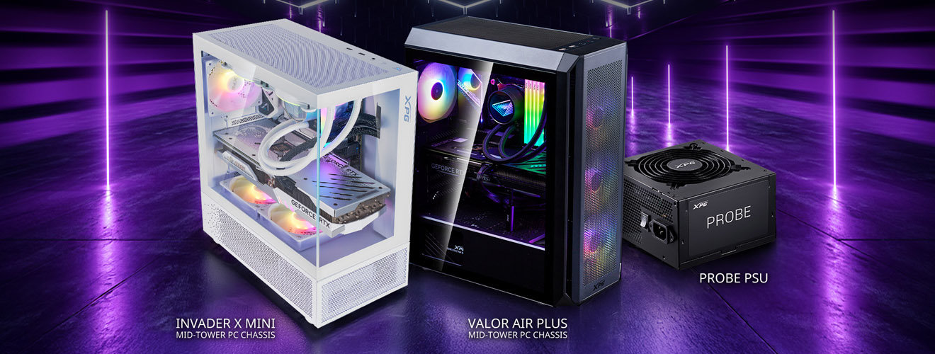 XPG Launches New Cases and Probe PSU - The Gaming Stuff