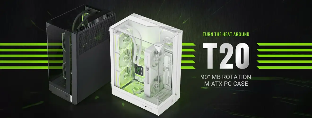 GAMEMAX Introduces T20 Wraparound Glass Gaming Chassis - The Gaming Stuff