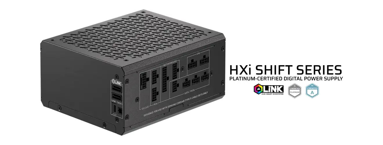 CORSAIR Unveils Platinum-rated HXi SHIFT PSUs with iCUE LINK System Hub ...